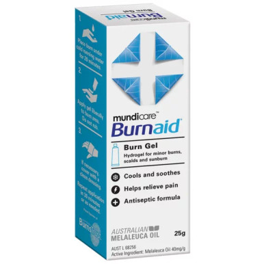Burnaid Burn Gel Tube 25G | Blooms The Chemist
