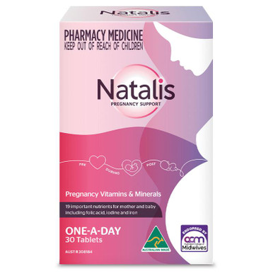 Natalis Pregnancy Support 30 tabs | Blooms The Chemist