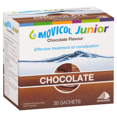 Movicol Junior Chocolate 30 Sachets | Blooms The Chemist