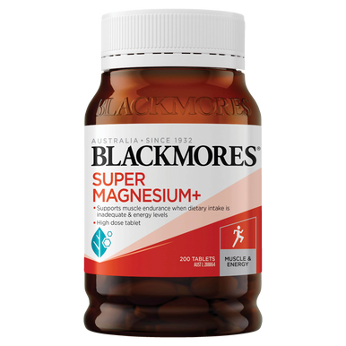Blackmores Super Magnesium+ Tablets 100Pk | Blooms The Chemist