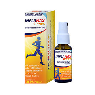 Inflamax 4% Spry 30Ml | Blooms The Chemist