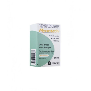 Mycostatin Oral Drops 24ml (S3) | Blooms The Chemist