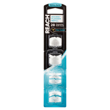 Reach Access Flosser Refill 28 Heads | Blooms the Chemist