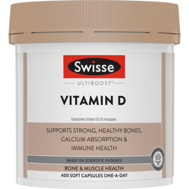 Swisse Ubst Vit D Cap 400 | Blooms The Chemist