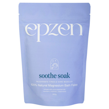 Epzen Soothe Soak 100% Natural Magnesium Bath Flakes 500g | Blooms The ...