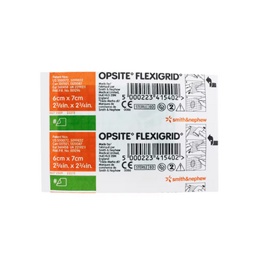Opsite Flexigrid Wound Dressing 6 x 7cm Single Dressing | Blooms The ...