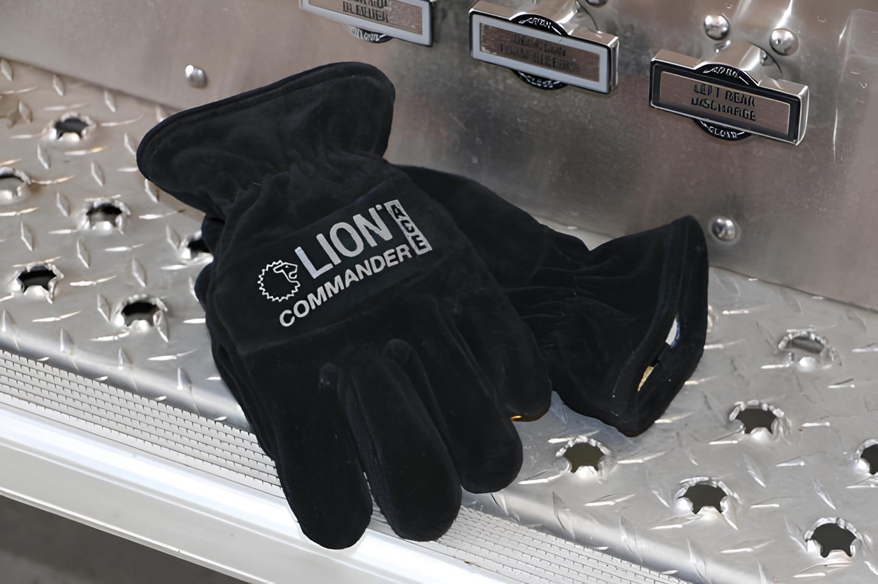 Lion Commander ACE Structural Firefighting Gauntlet Leather Glove