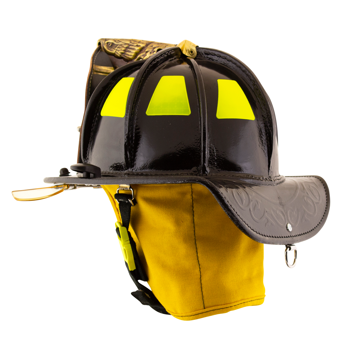 Cairns Black N6A Houston Leather Fire Helmet