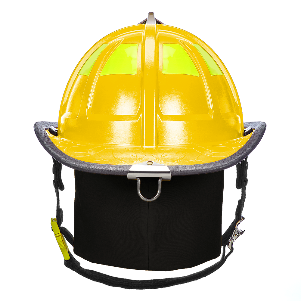 Cairns 1836 Matte Traditional Fire Helmet, Yellow, NFPA