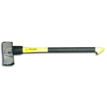 Fire Hooks Unlimited 8lbs 36" Chrome Forcible Entry Axe with Marrying ...