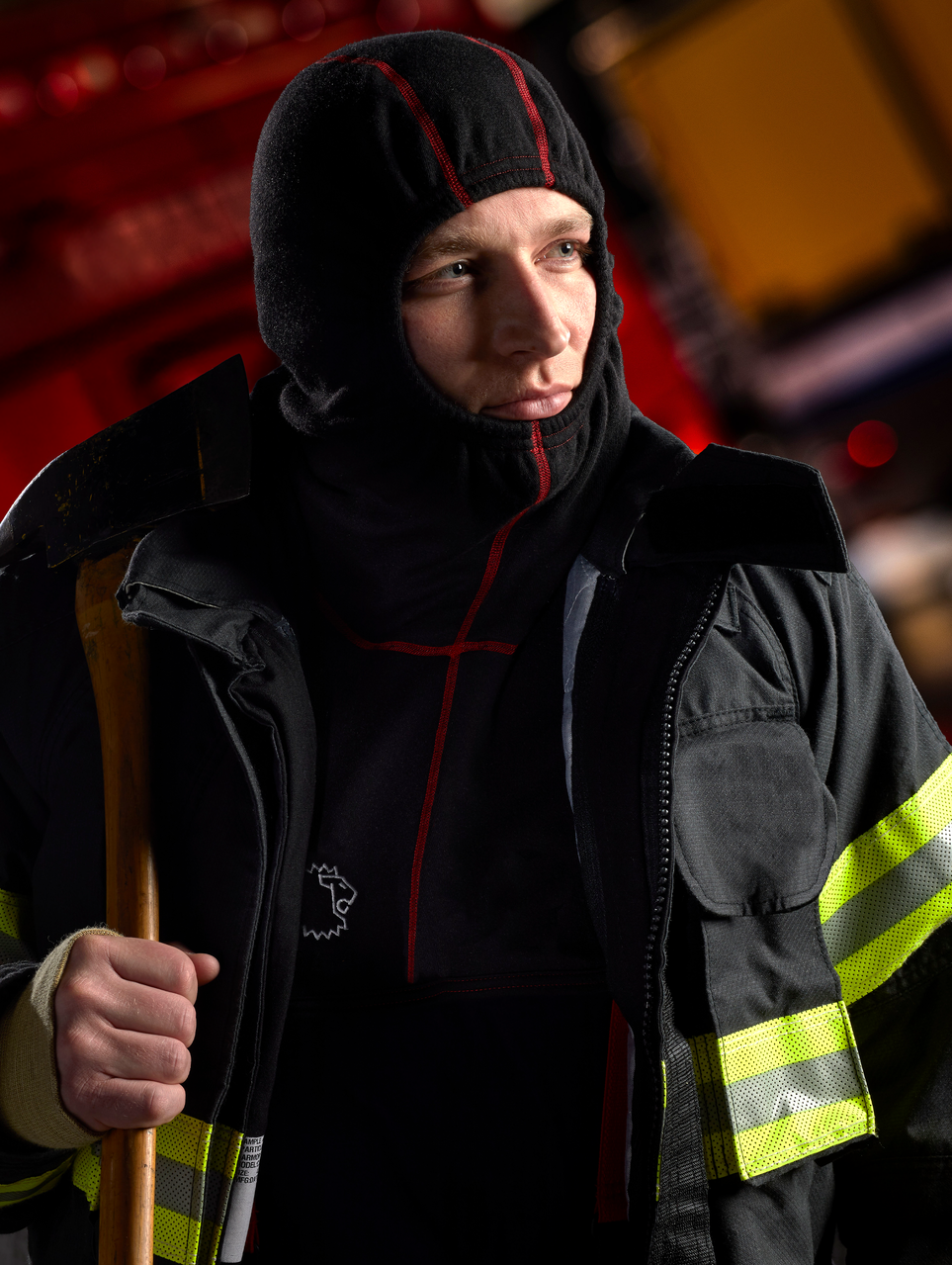 Lion REDZONE Particulate Hood with Stedair PREVENT CLEAR