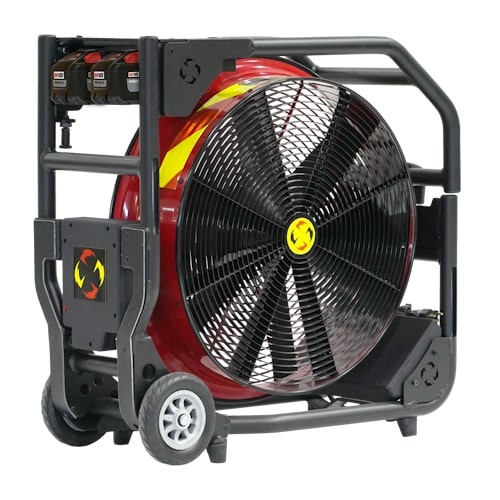 Super Vac 20" PPV with (2) 12 Ah Milwaukee M18 Batteries, (2) AC ...