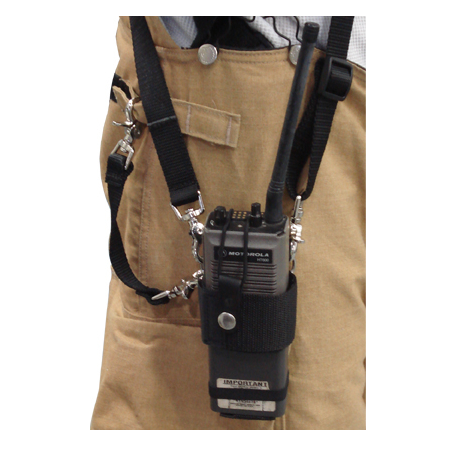 Boston Leather Deluxe Nylon Radio Strap with Adjustable Mic Tab ...