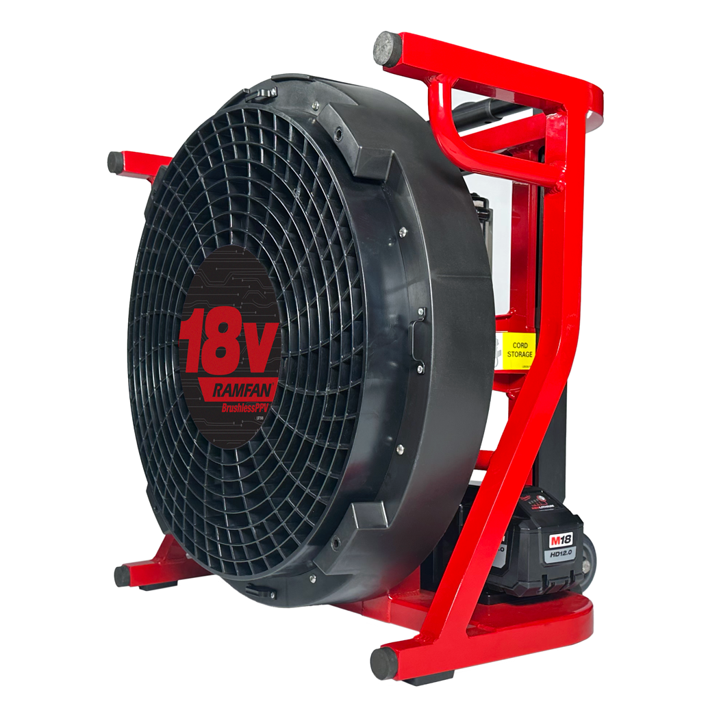 Ramfan EX50 18V Battery Ventilation Fan with Milwaukee Battery