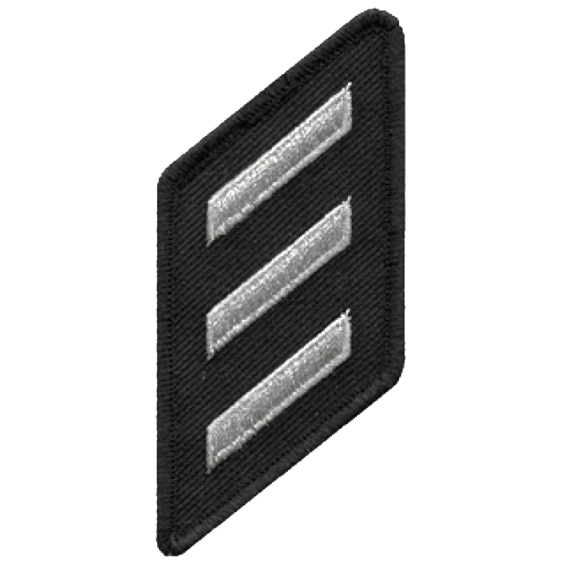 Hero's Pride Triple Hash Marks with Merrowed Border