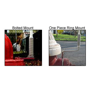TheFireStore Hy-Viz Fiberglass Hydrant Marker w/ Red, White and Blue ...