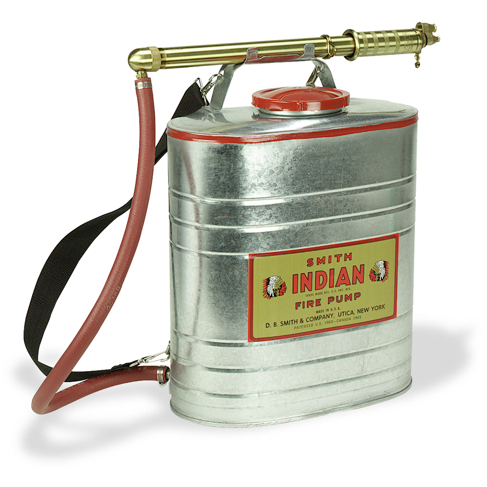 Smith Indian Fire Pump, 5 Gallon Steel Wildland Fire Tank with Pump