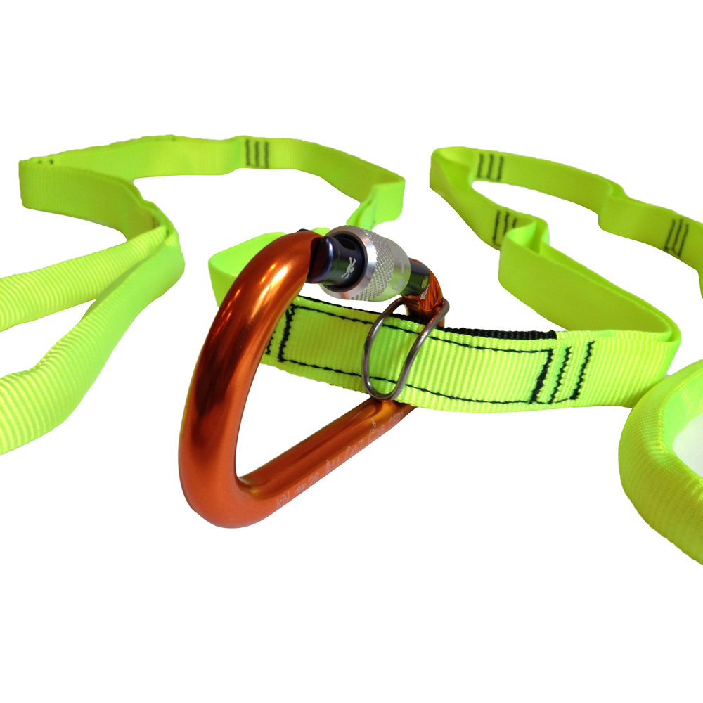 ARS Multi-Loop Rescue Strap with Carabiner