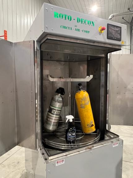 Circul-Air ROTO-DECON, Decon Washer for SCBA Systems, Air Cylinders ...
