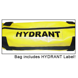 Avon Hydrant Bag with Hydrant Label, Yellow
