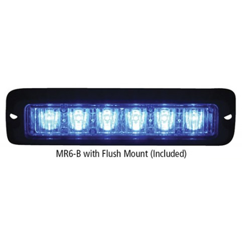 Code 3 MR6 Exterior LED Hood Mount or Flush Mount Lighthead