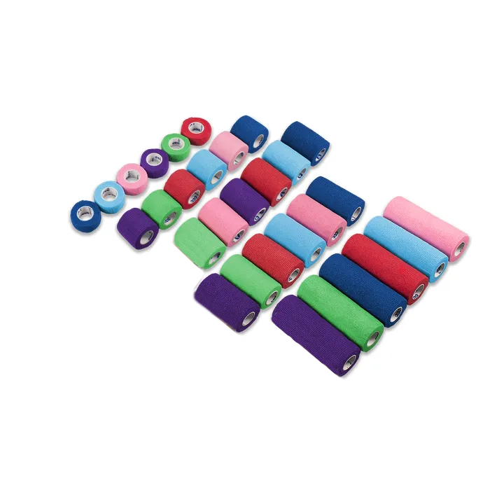 Dynarex Sensi-Wrap Self-Adherent Bandage Rolls - Assorted Colors