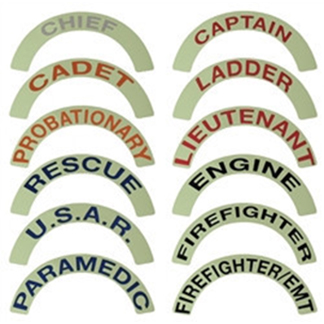 FoxFire Illuminating Reflective Helmet Rockers/Crescent Stickers