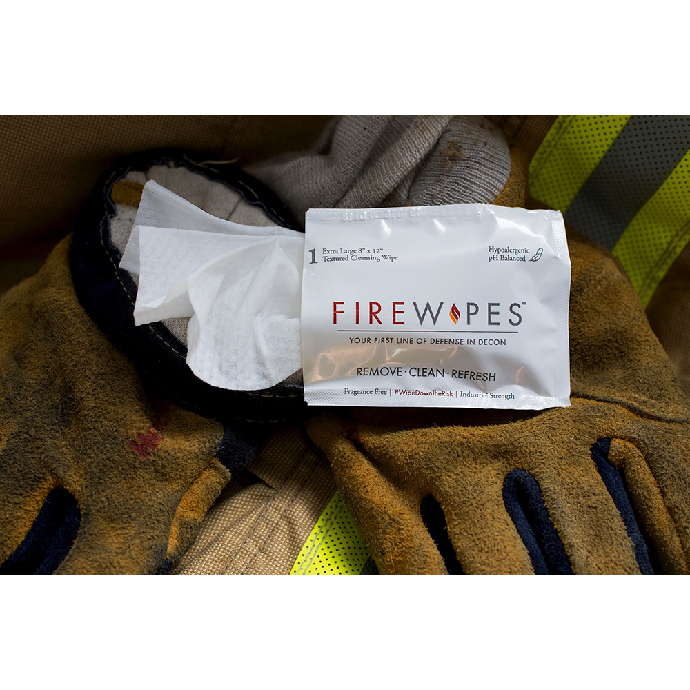 Firewipes On-Scene Firefighter Skin Decontamination Wipes - Case of 24 ...
