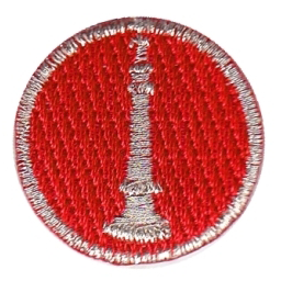 Hero's Pride 1" Embroidered Lieutenant Collar Insignia, Single Standing ...
