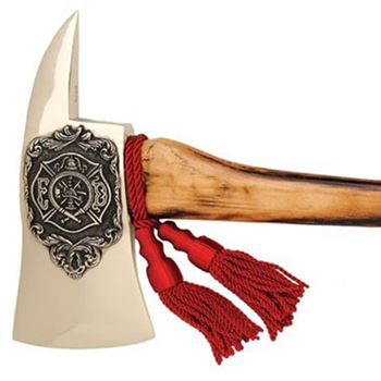 Custom Maltese Cross, Scramble, & Engraving on Bronze Axe Plate