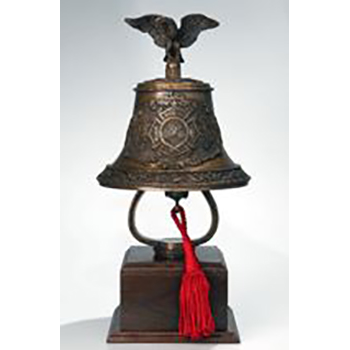 Personalized Bronze Fire Bell Award