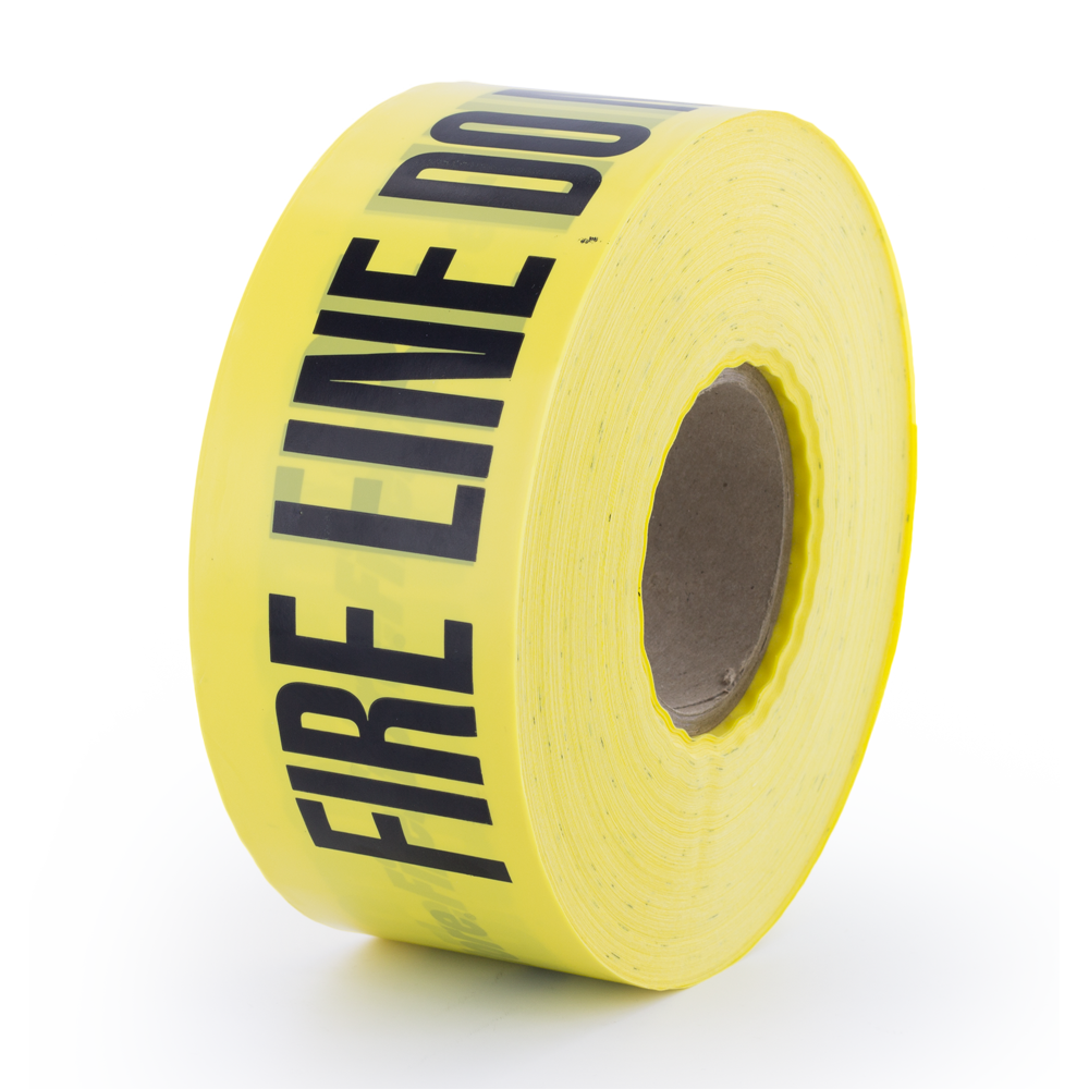 TheFireStore Barricade Tape, 3 in. x 1000 ft., 3 Mil. Thick