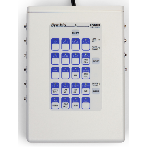 Simulaids Physio 12 Lead Arrhythmia Simulator with Manikin Overlay