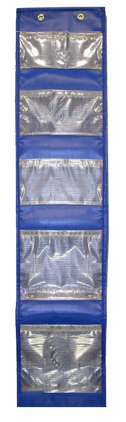 Avon Blue Locker Caddy With See-through Fabric Pockets