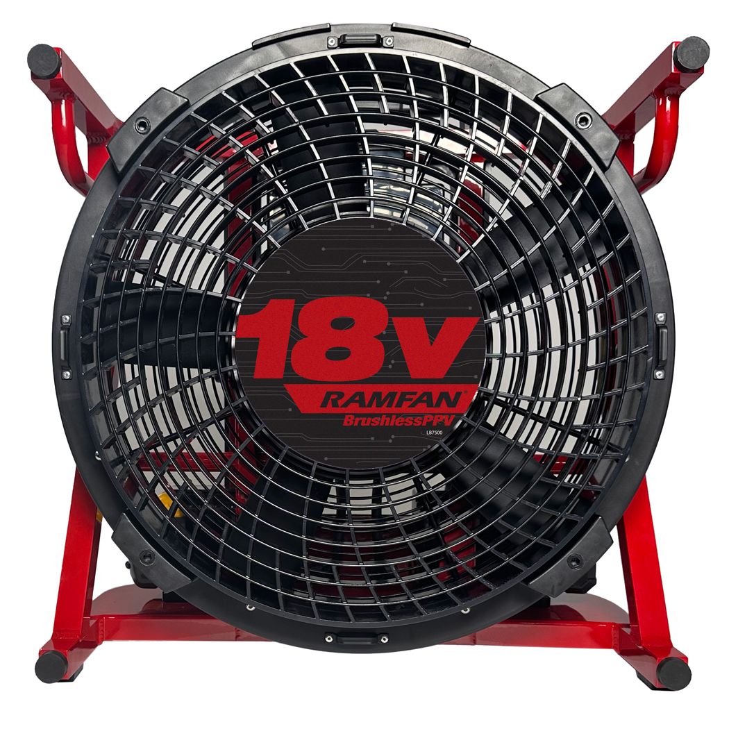 Ramfan EX50 18V Battery Ventilation Fan with Dewalt Battery