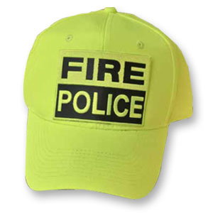TheFireStore Fire-Police Hat, Hi-Vis Neon Yellow