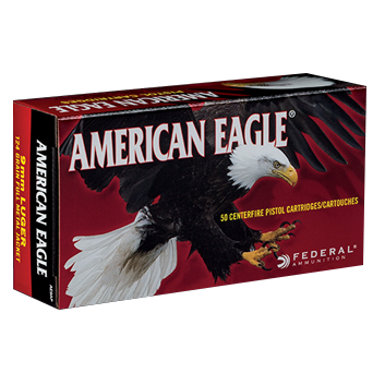Federal American Eagle 9mm Luger, 124 Gr, FMJ, Case of 1000