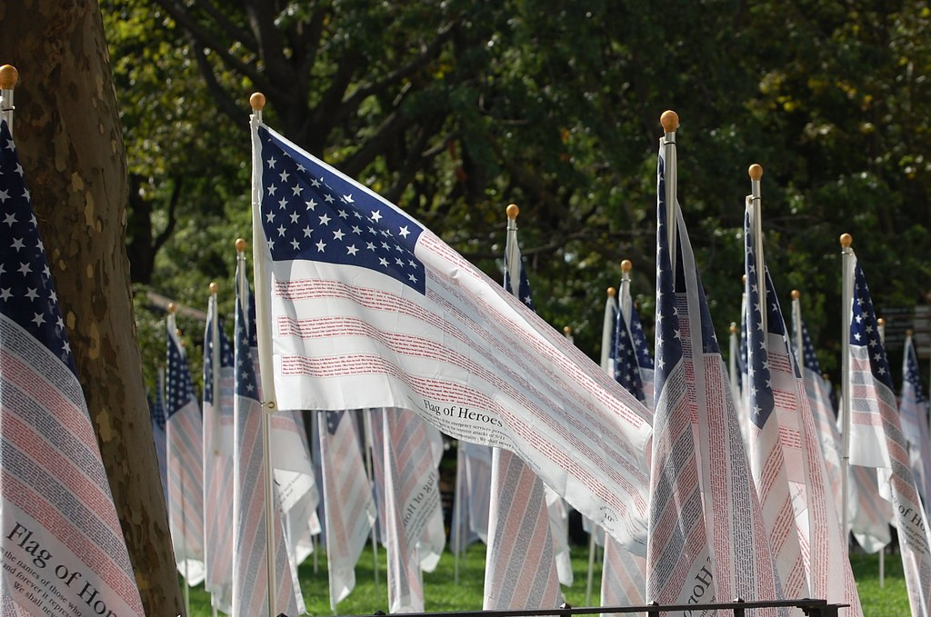 9-11 Flag of Heroes Memorial Flag