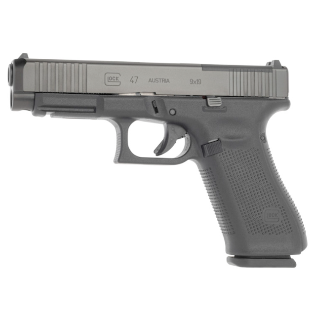 GLOCK 47 MOS Gen5, 9mm, GNS, (3) 17 rd Mags, Blue Label