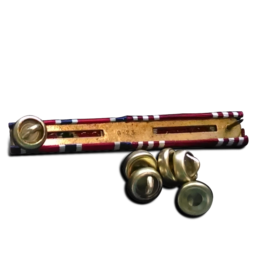 Klench Company 6 Pack of Brass Back Pin Fasteners