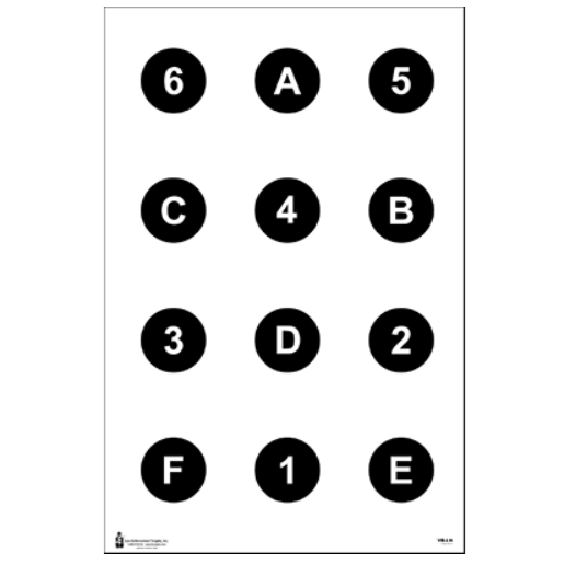 Law Enforcement Targets 4" Circles Command Training Target