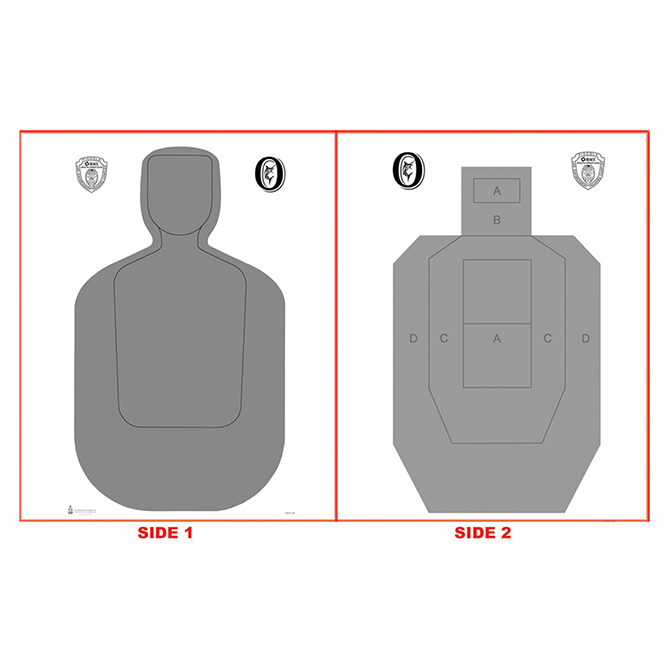 Law Enforcement Targets Piccola LE Complex Two-Sided Target