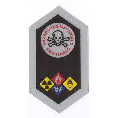 Decal HAZ-MAT Reflective Decal, Hazardous Materials Awareness