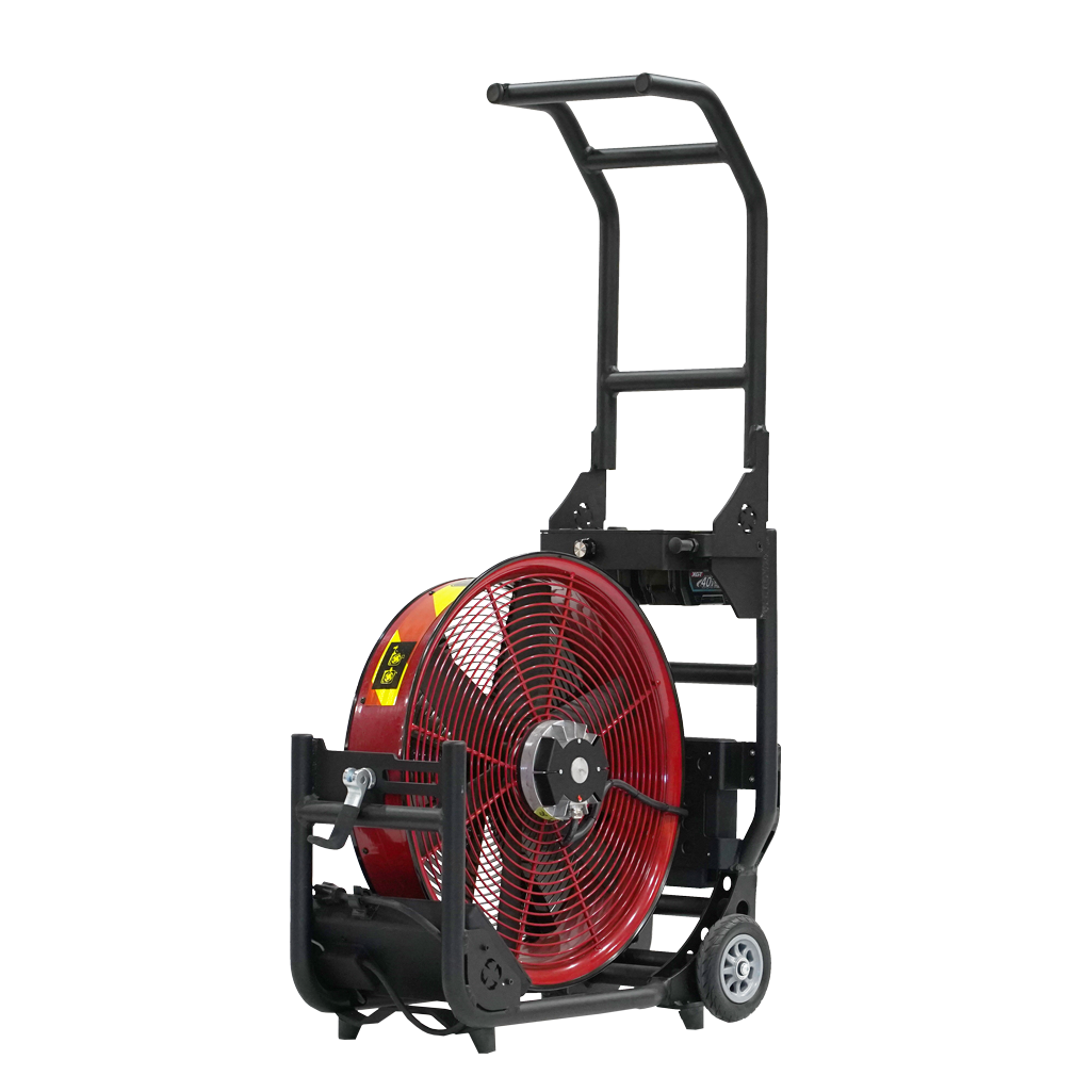 SuperVac 20" PPV Ventilation Fan with (2) 12AH DeWalt FlexVolt ...