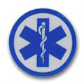 1.75" Reflective Star Of Life Decal