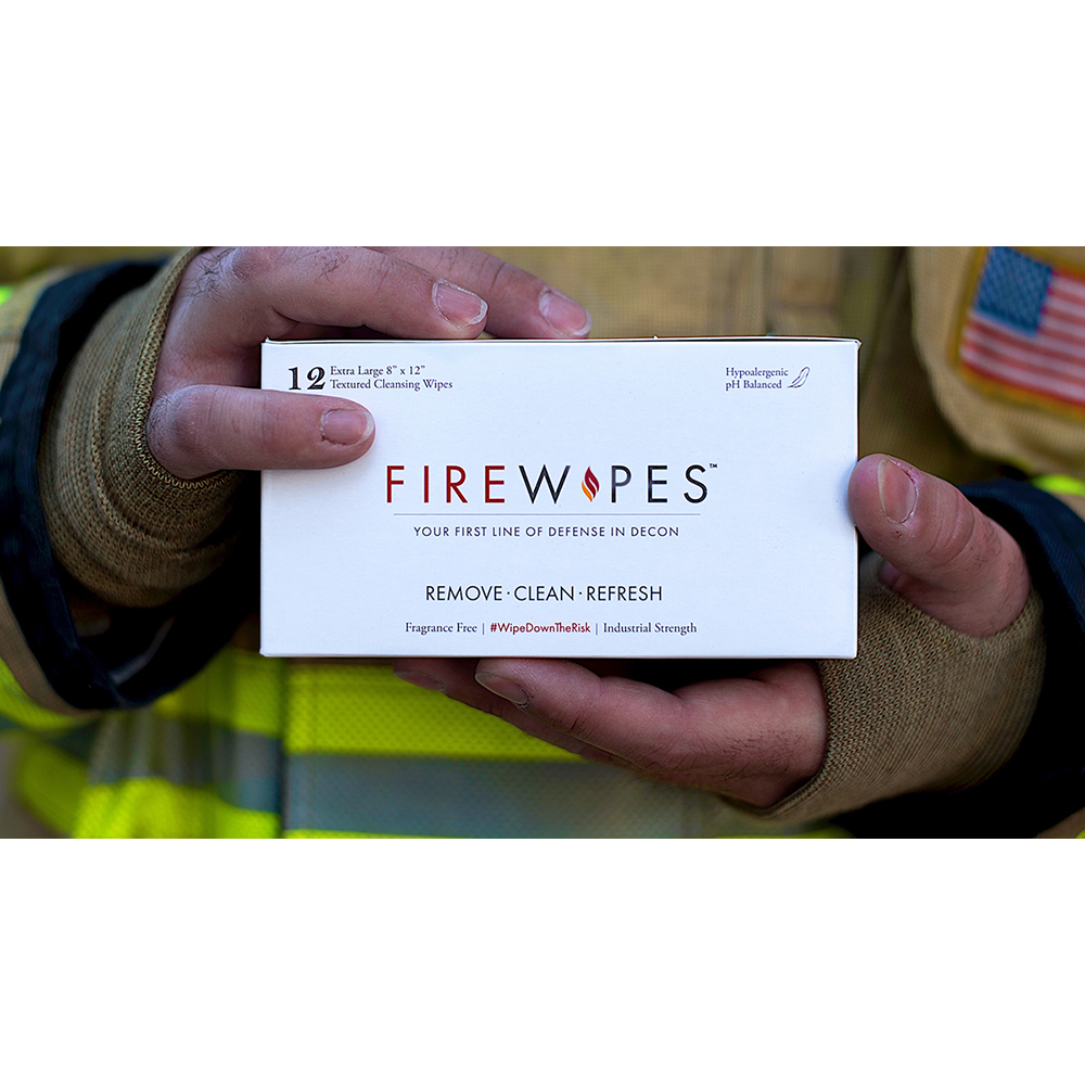 Firewipes On-Scene Firefighter Skin Decontamination Wipes