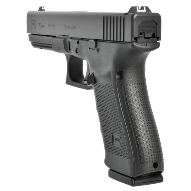 GLOCK 20 Gen4 LE with Glock Night Sights, (3) 15rd Mags, Blue Label