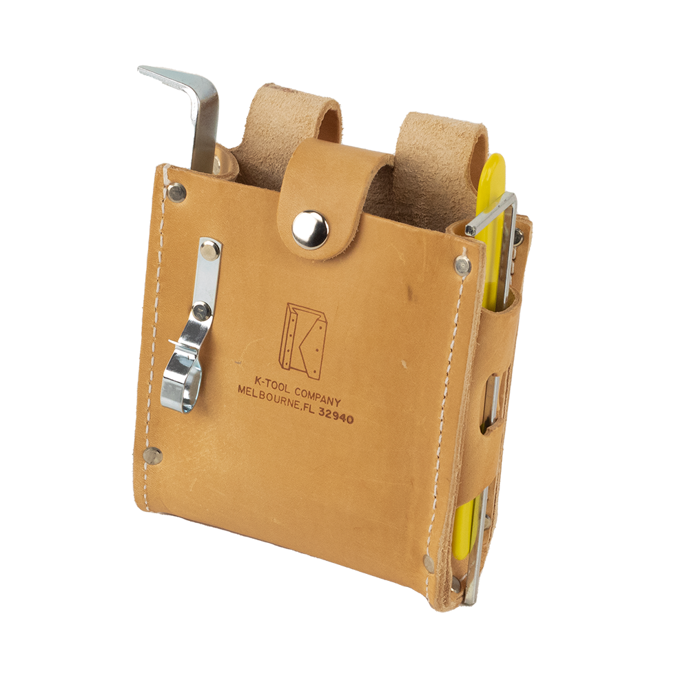 K-Tool Kit, includes K-Tool, Leather Pouch, Two Lock Tool Keys, Shove Knife
