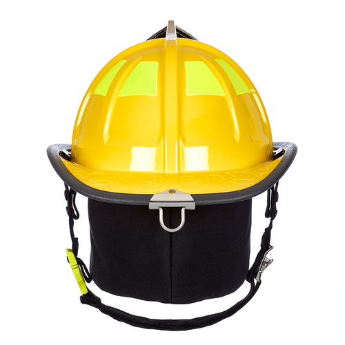 Cairns 1836 Gloss Traditional Fire Helmet, Yellow, NFPA