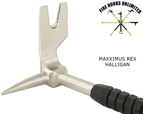 Fire Hooks Unlimited Maxximus Rex 30" Halligan w/ ADZ Rex Lock Pull